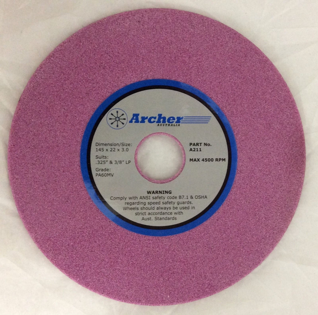 A211 Archer Grinding Wheel 1/8" Inch Chainsaw Chain Sharpening replace ...